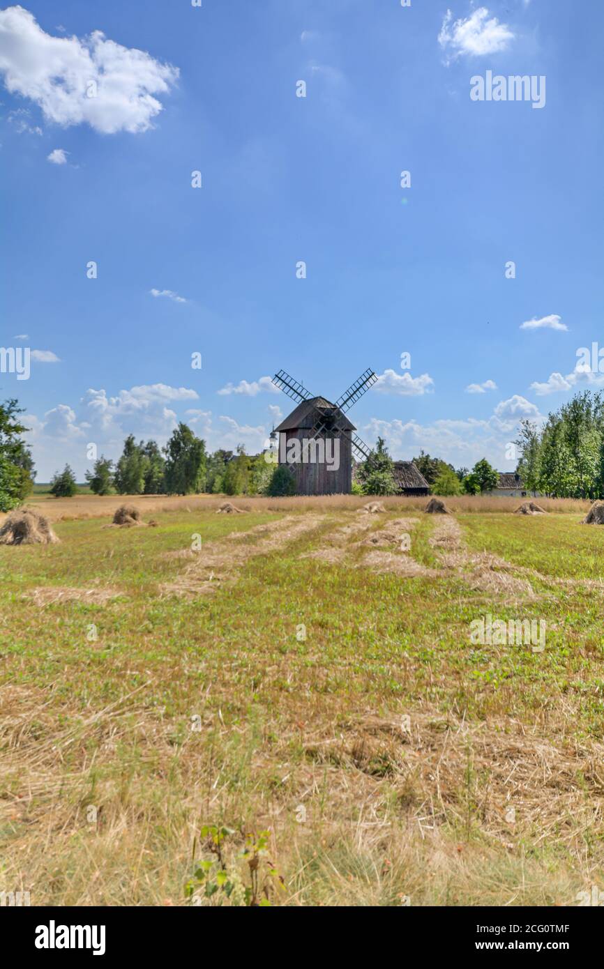 Old, historic rural buildings, Poland Stock Photo - Alamy