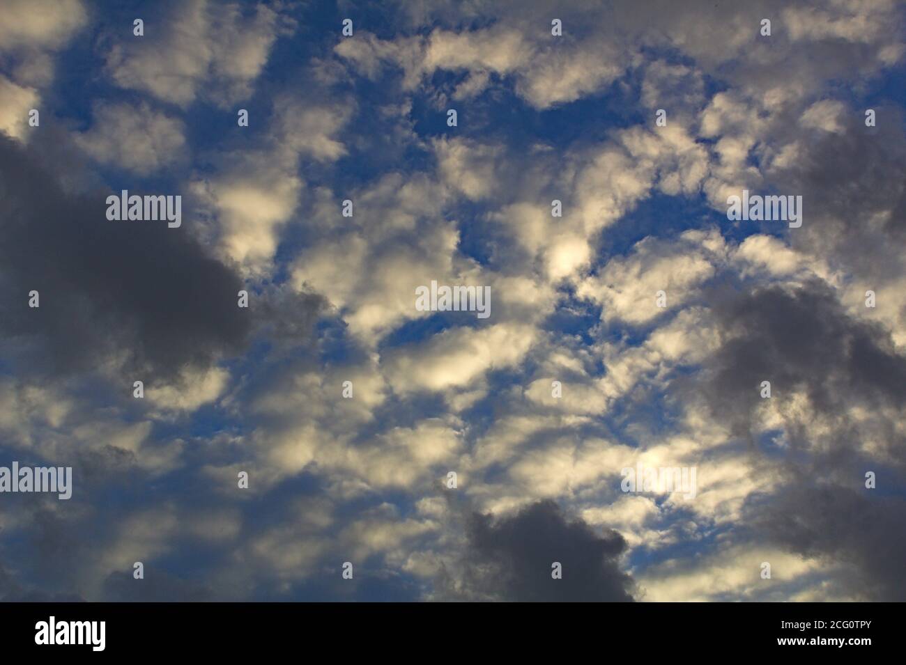contrast clouds sky sunset Stock Photo - Alamy