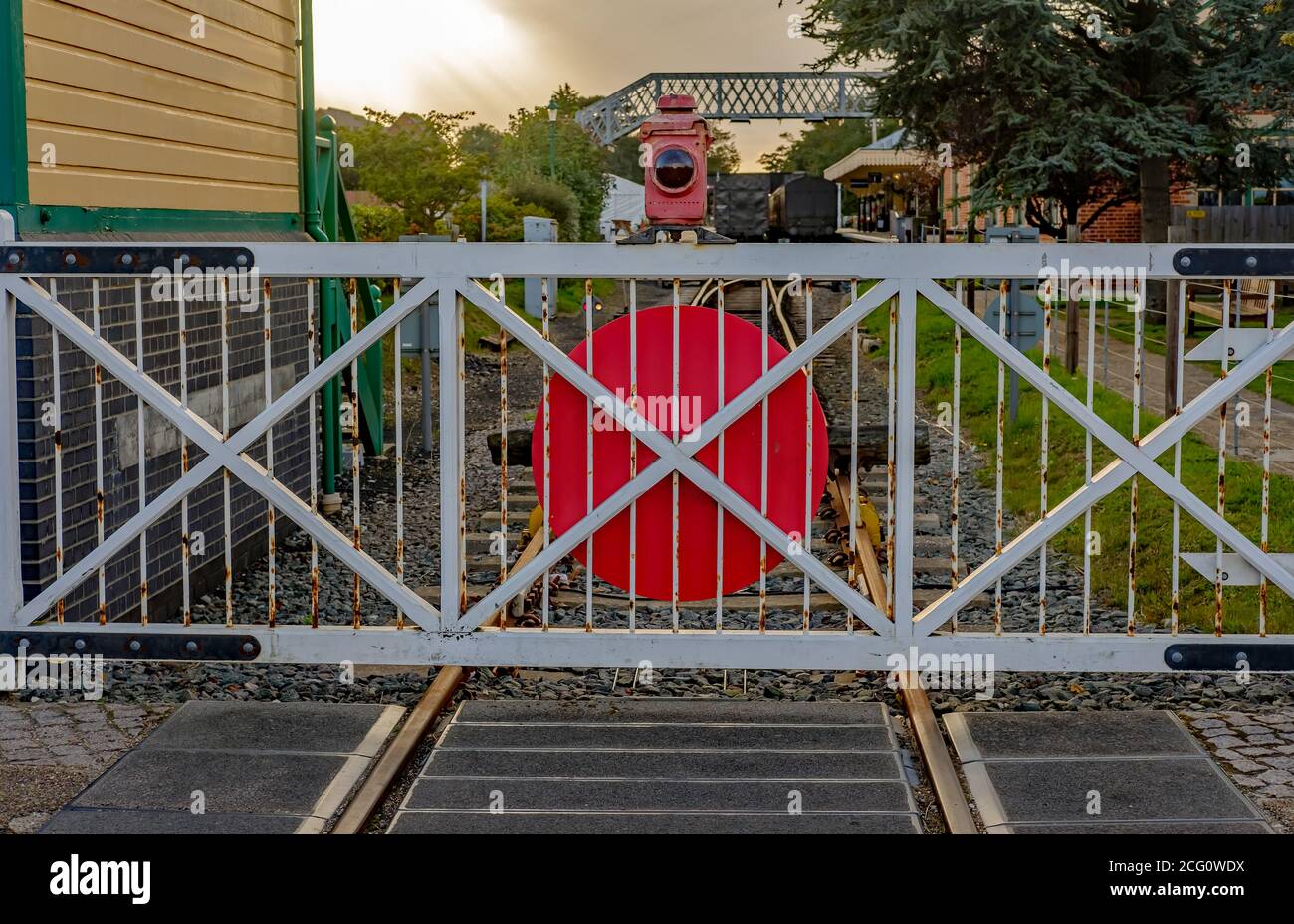 Railway gate house hi-res stock photography and images - Alamy