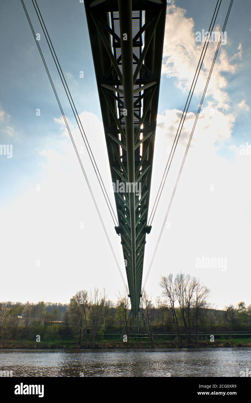 Pipe bridge construction based on superheated steam support pipes for ...