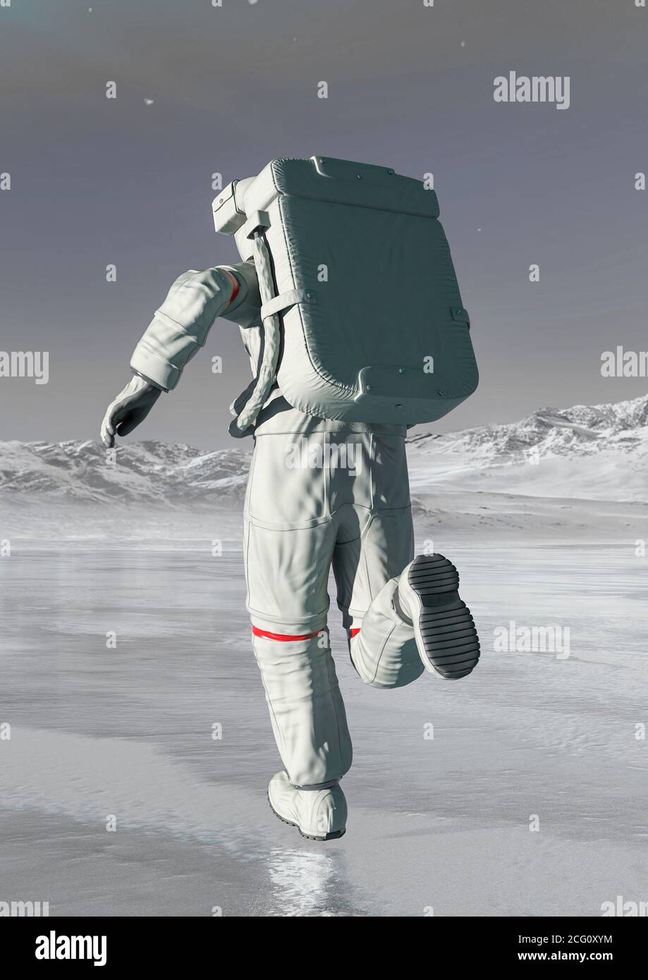 Astronaut Back View