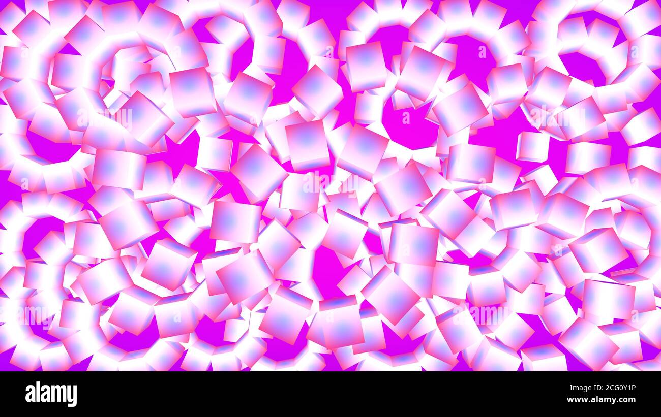 Abstract graphic background from rotating cubes, 3D rendering Stock Photo - Alamy