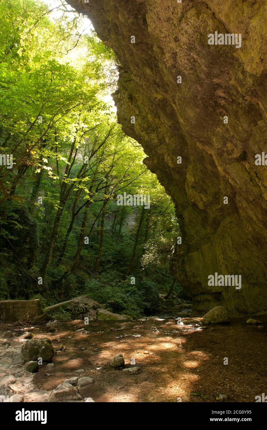 View of Orfento Valley, Maiella National Park (Pescara, Italy Stock ...