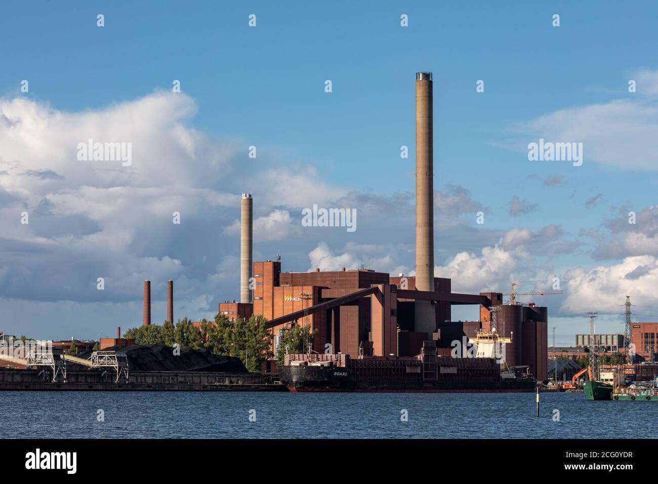 HELEN (Helsingin Energia) coal-fired power plant or station in ...