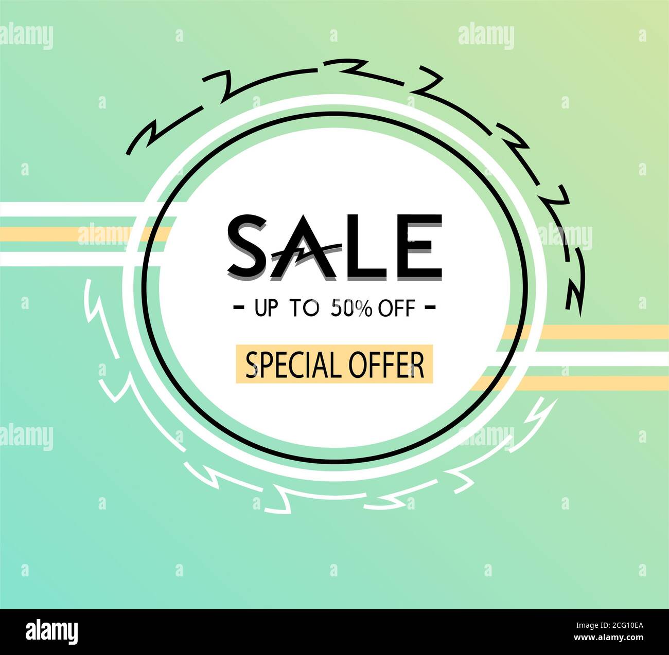 Special Offer Sale Vector. Simple and versatile design, summer vibes ...