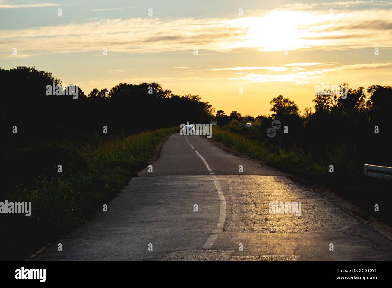 Road motion sun hi-res stock photography and images - Alamy