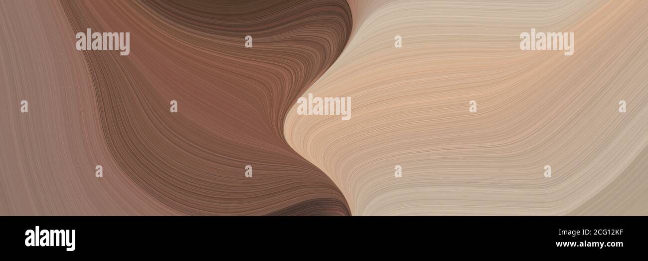 abstract moving header design with rosy brown, tan and old mauve colors ...