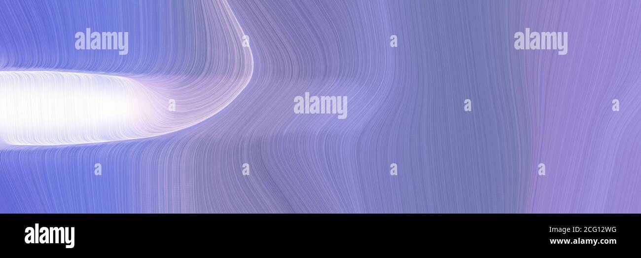 abstract flowing designed horizontal header with medium purple ...