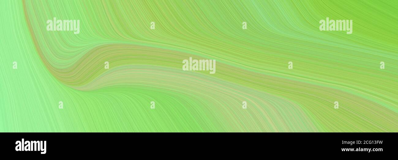 abstract modern horizontal header with pastel green, pale green and ...