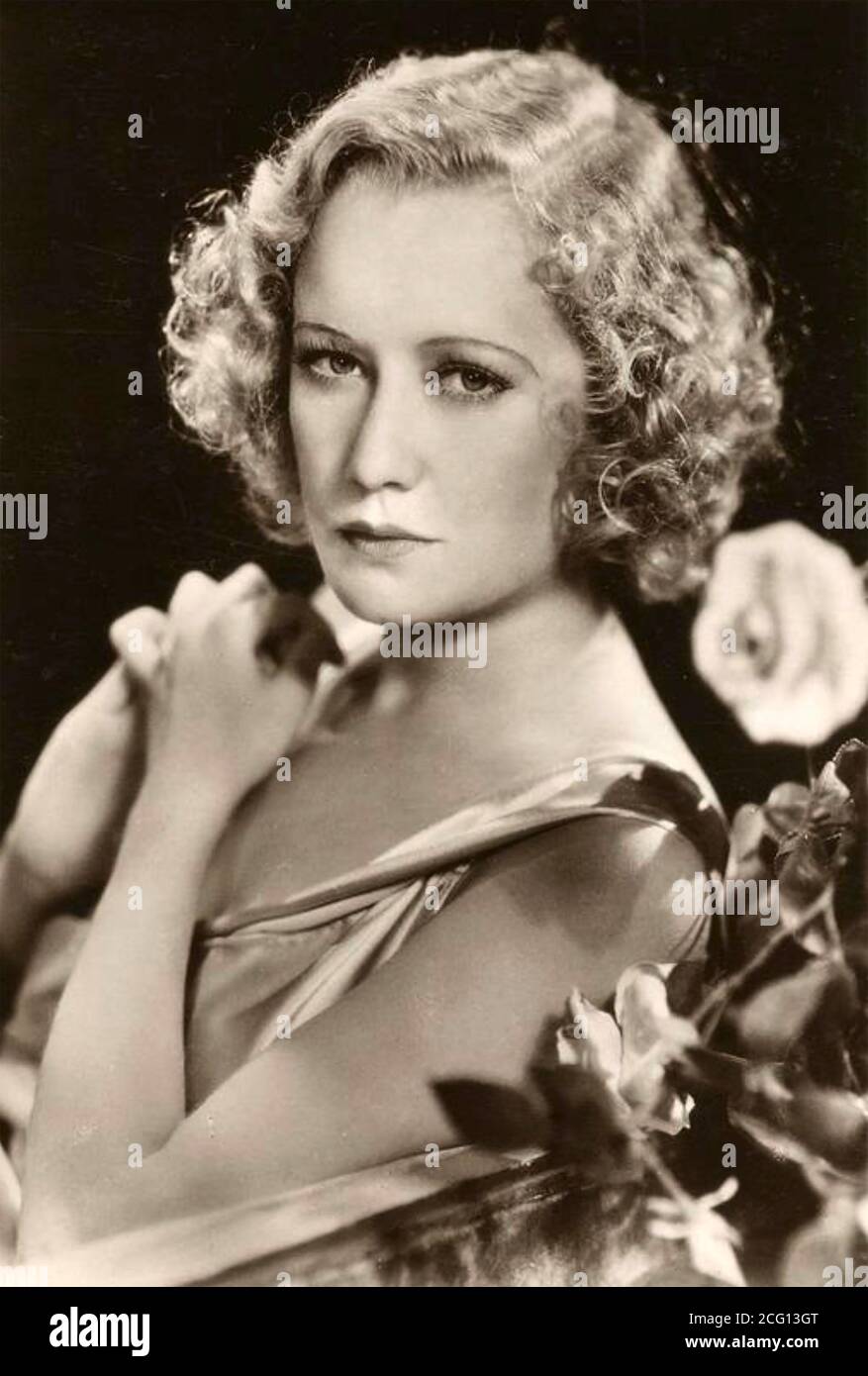 MIRIAM HOPKINS (1902-1972) American film actress about 1935 Stock Photo ...