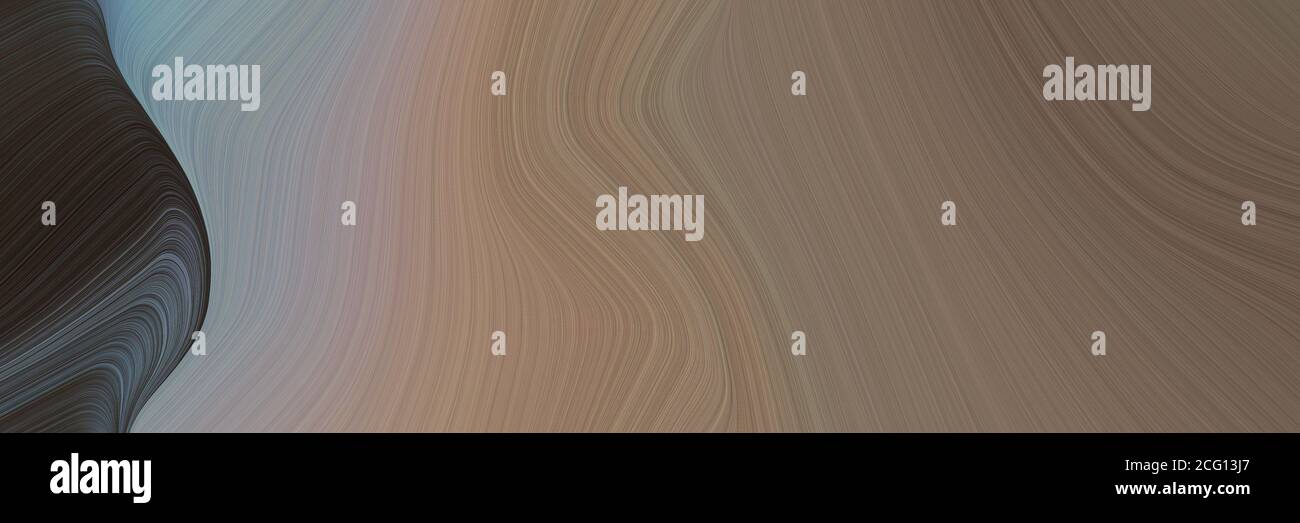 abstract colorful header design with pastel brown, very dark blue and ...