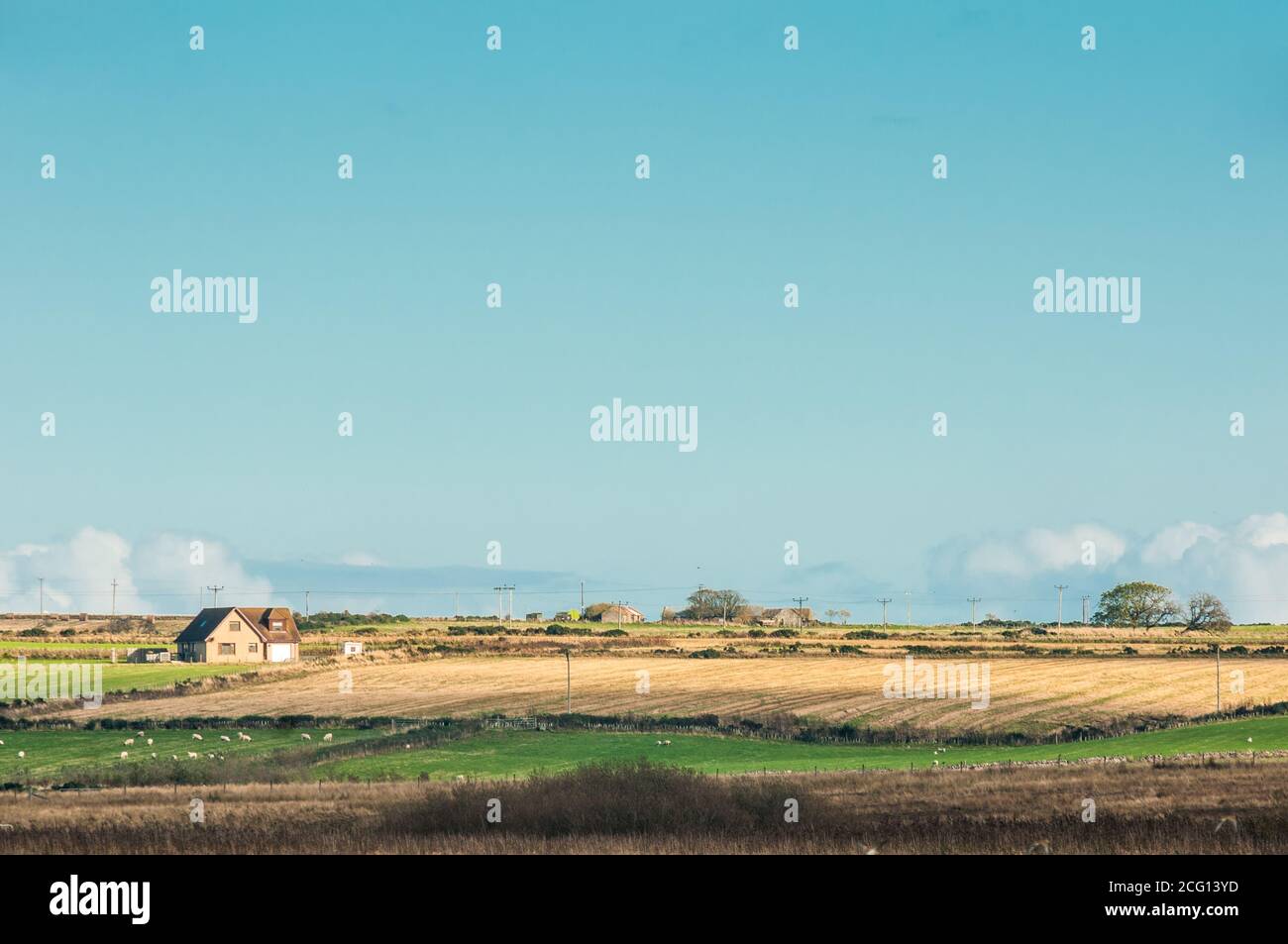 Flat abstract image taken in the north of Scotland Stock Photo - Alamy