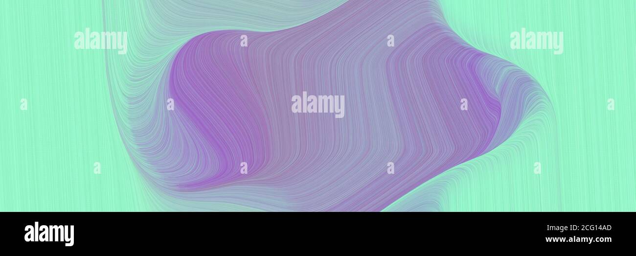 abstract moving header design with aqua marine, medium purple and ...