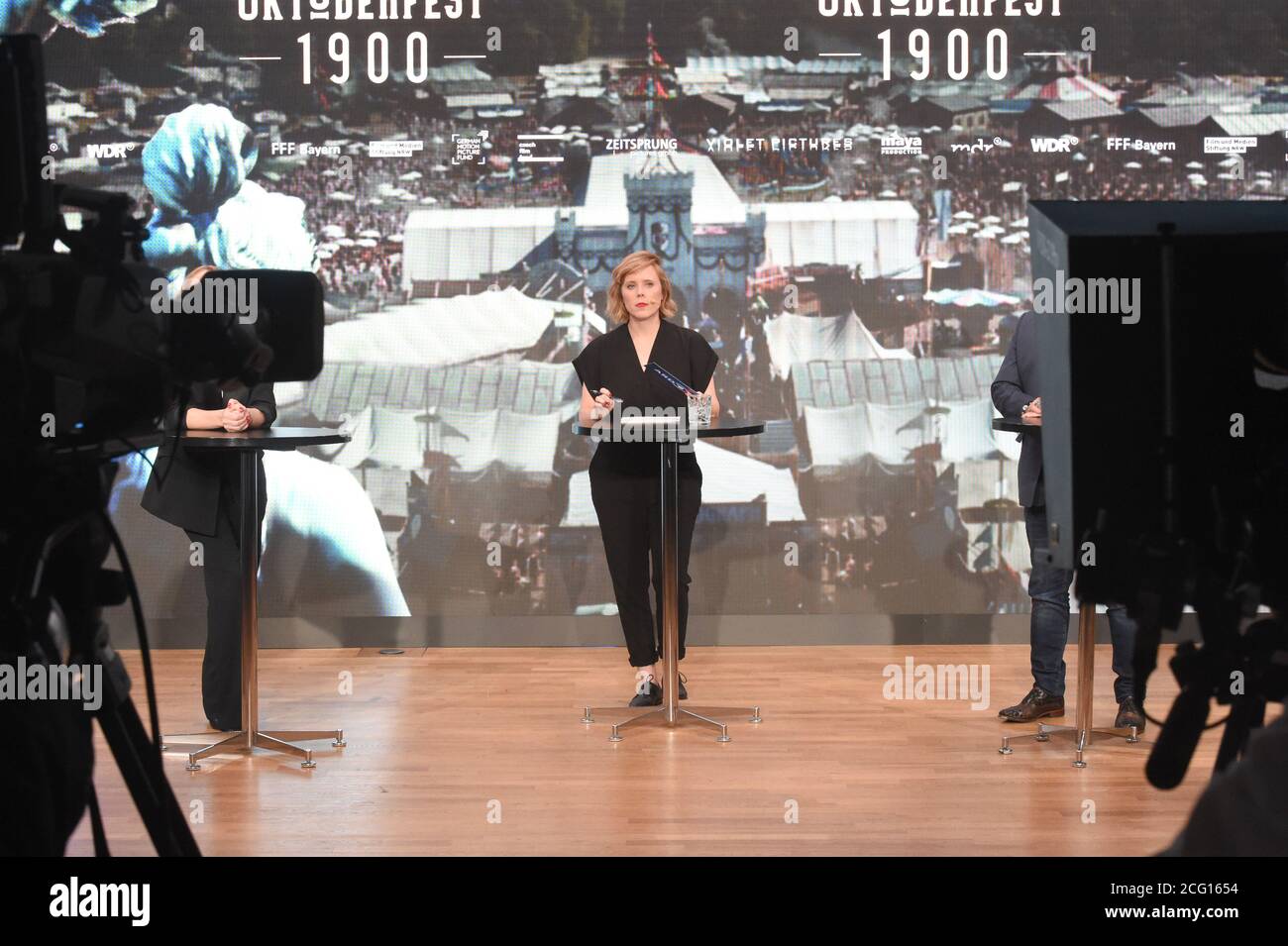 Munich, Germany. 08th Sep, 2020. The presenter Christina Wolf will ...
