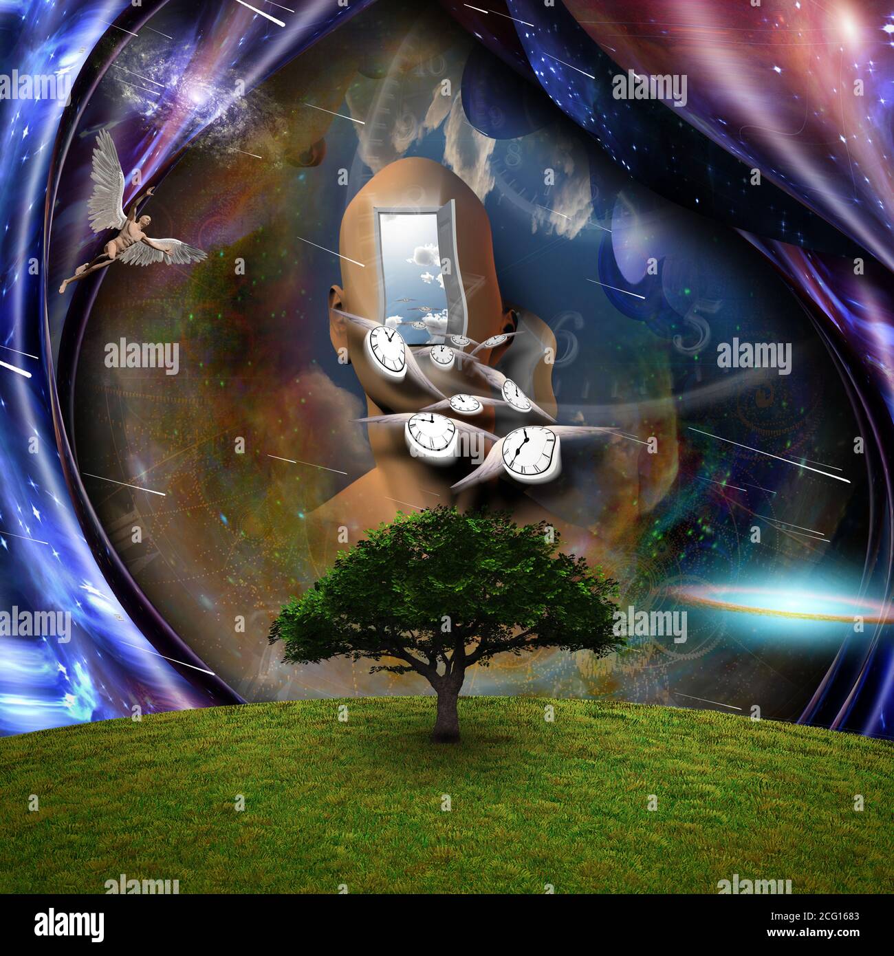 Flow of Time Stock Photo - Alamy