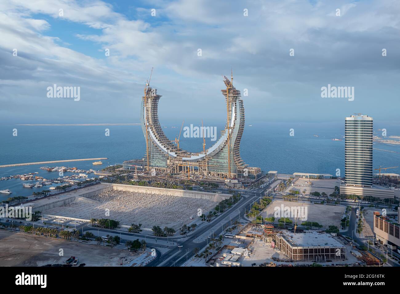 Beautiful Cityscape of Lusail City Stock Photo - Alamy