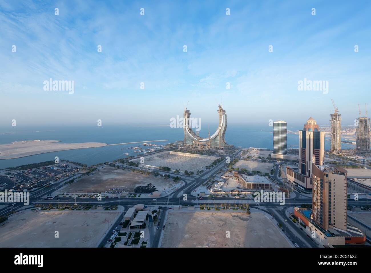 Beautiful Cityscape of Lusail City Stock Photo - Alamy