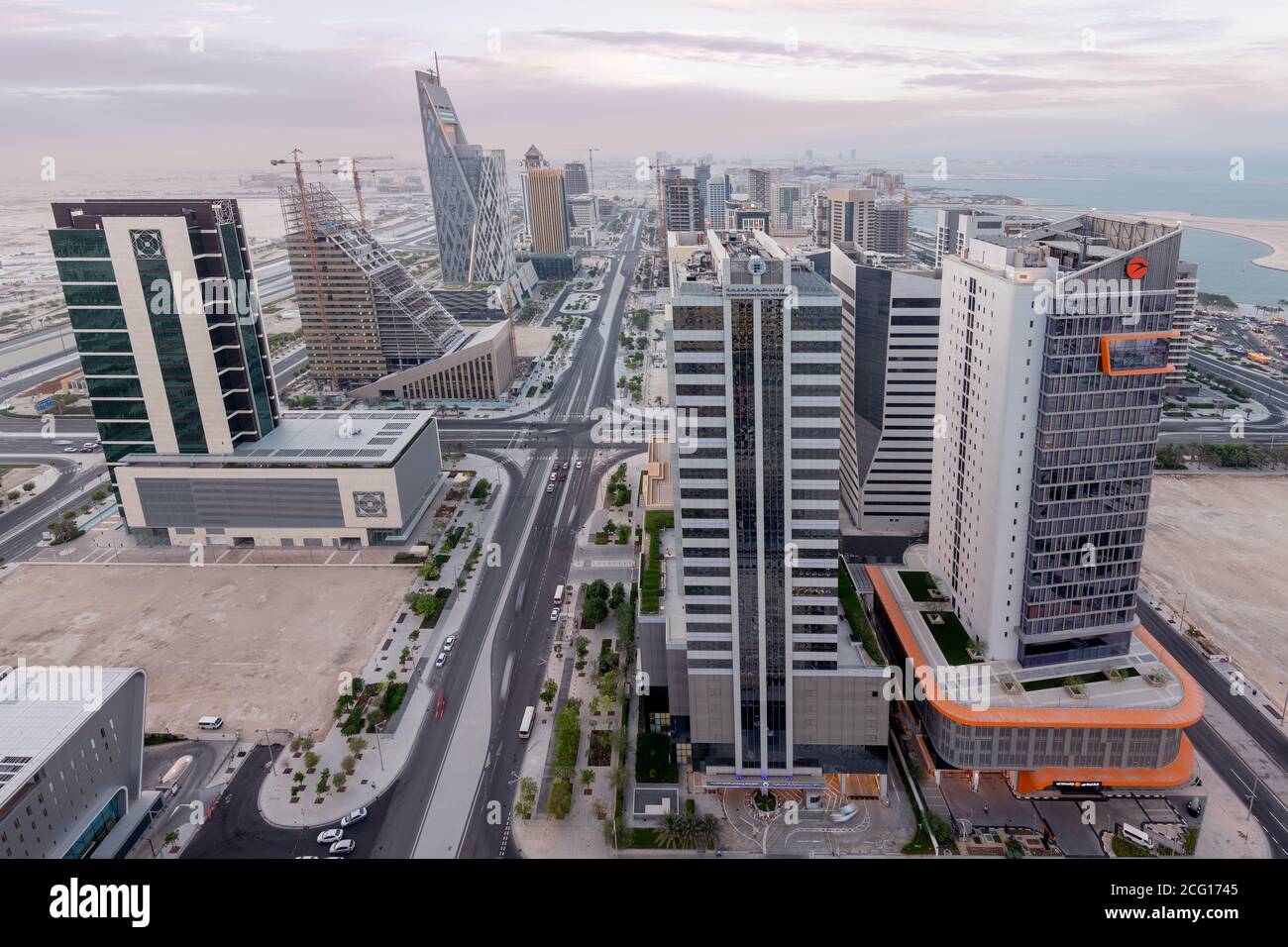 Beautiful Cityscape of Lusail City Stock Photo - Alamy