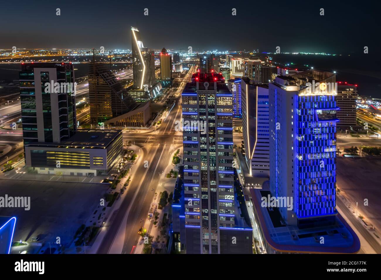 Beautiful Cityscape of Lusail City , Qatar Stock Photo - Alamy