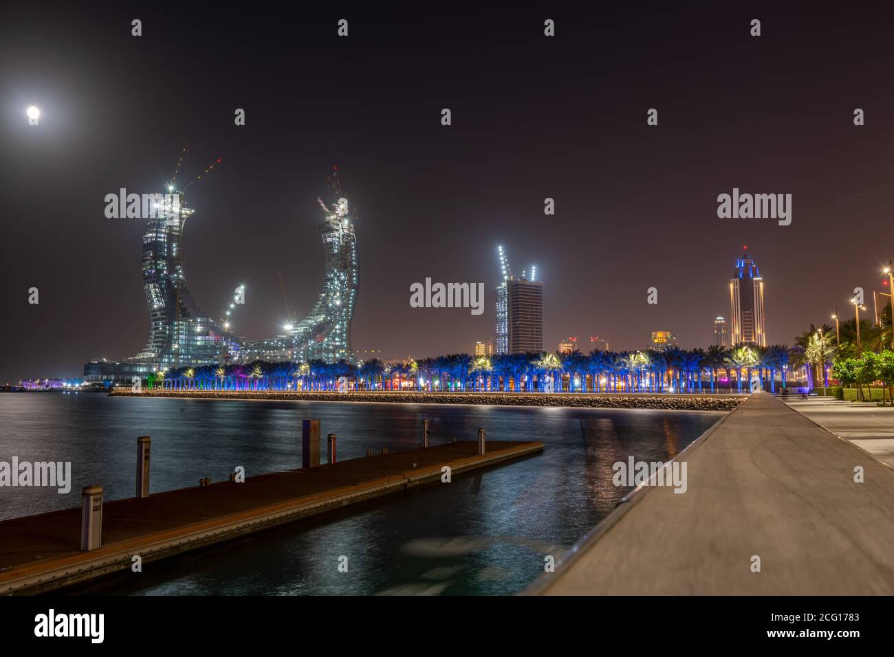 Beautiful Cityscape of Lusail City , Qatar Stock Photo - Alamy