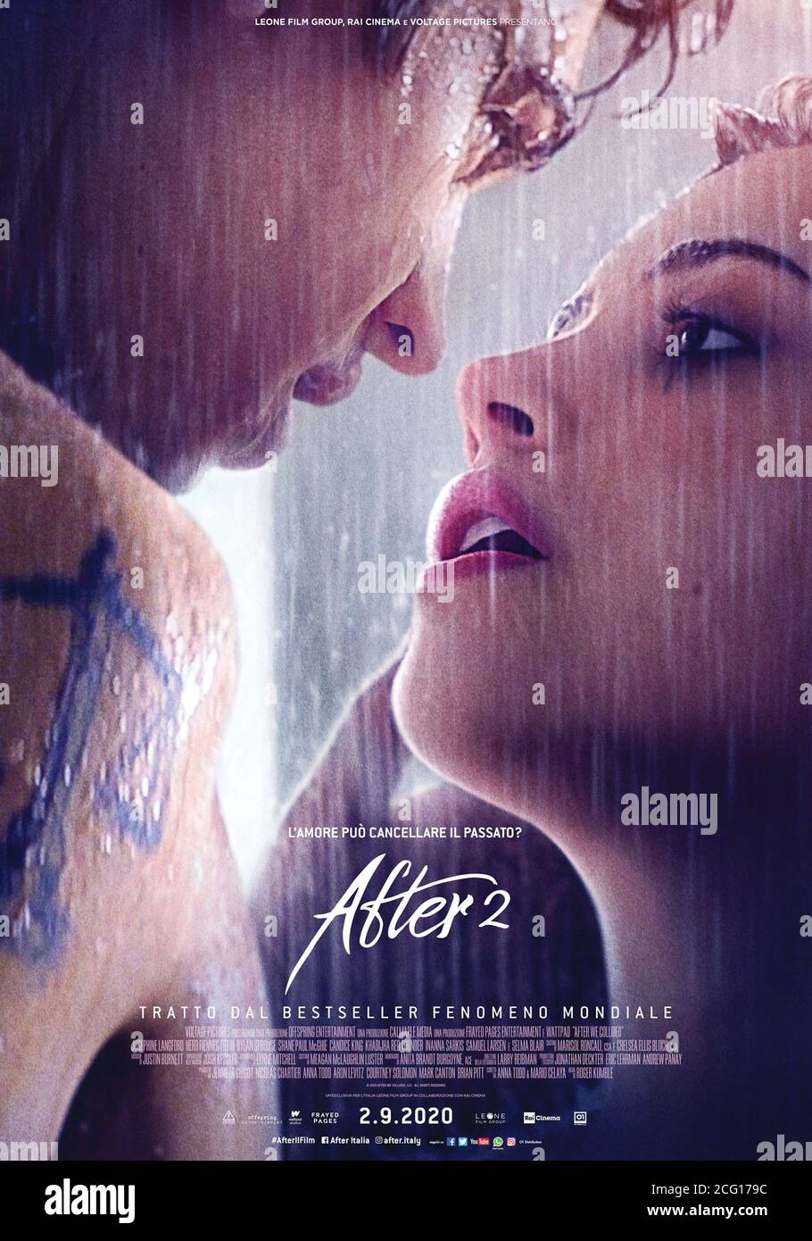 AFTER WE COLLIDED, (aka AFTER 2), Italian poster, from left: Hero ...