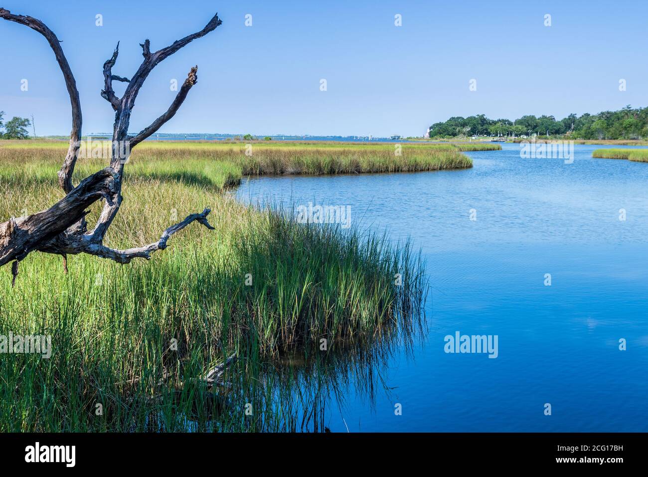Davis Bayou, Gulf Islands National Seashore near Ocean Springs ...