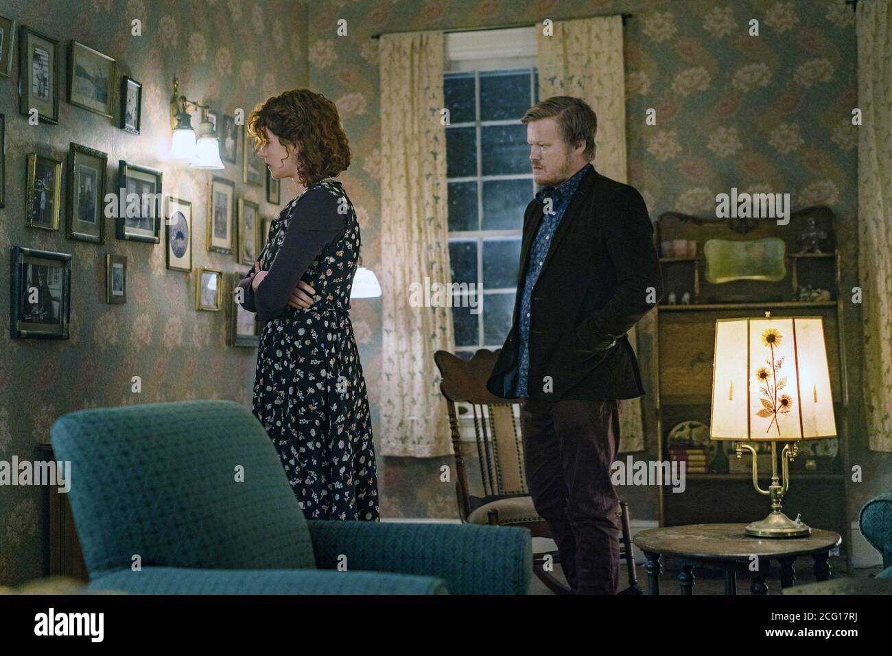 I'M THINKING OF ENDING THINGS, from left: Jessie Buckley, Jesse Plemons ...