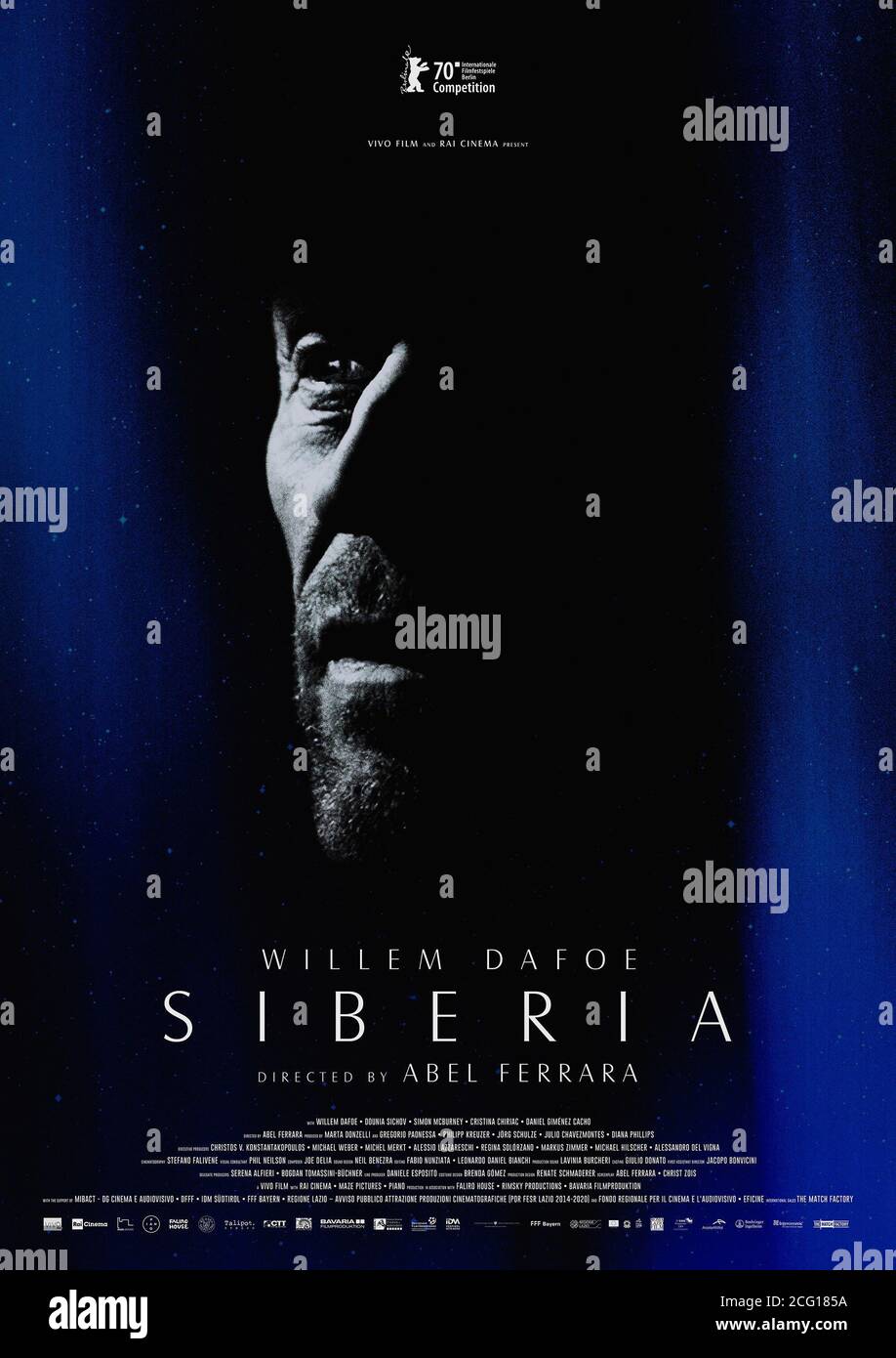 SIBERIA, poster, Willem Dafoe, 2020. © The Match Factory /Courtesy ...