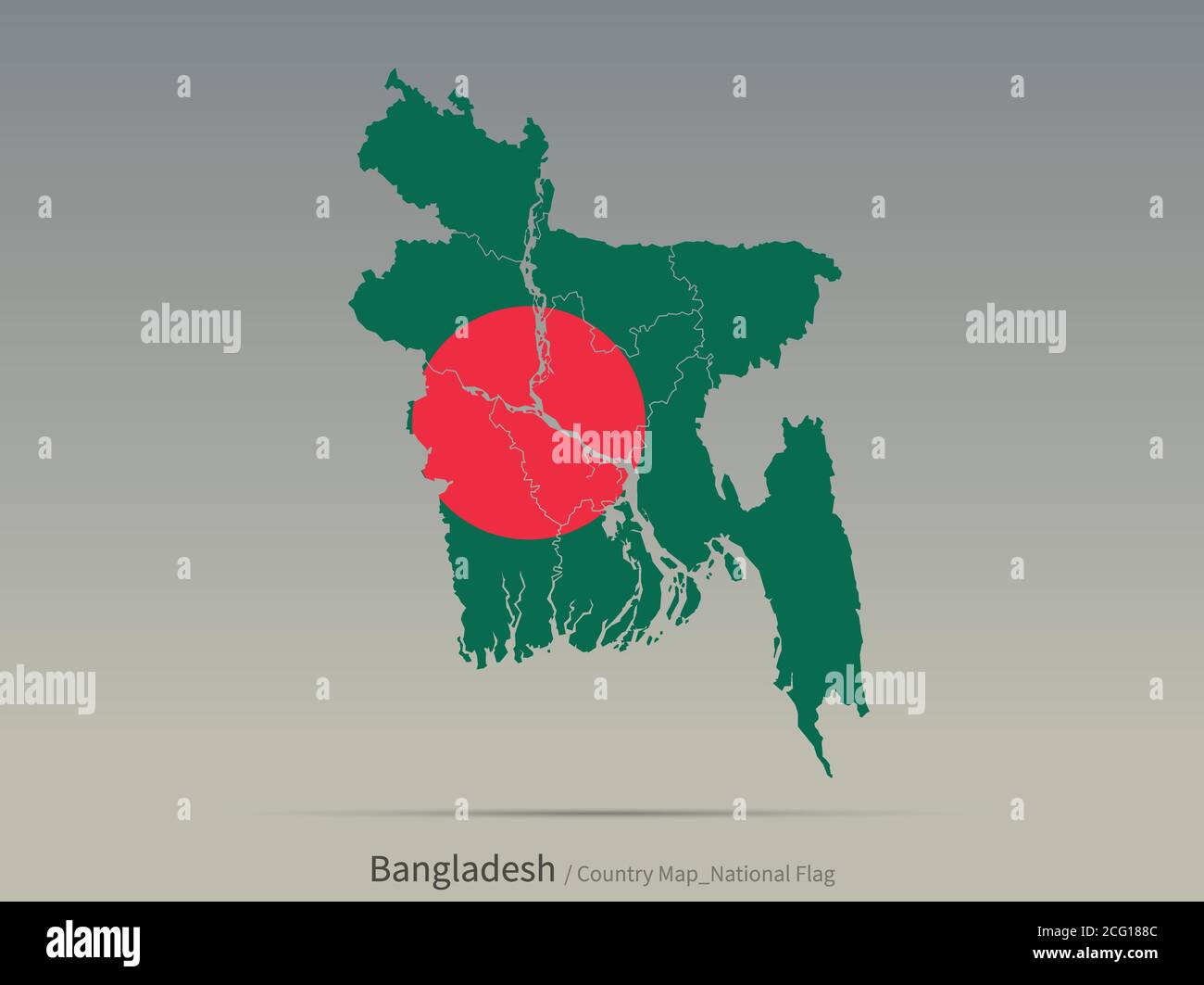 Bangladesh map Cut Out Stock Images & Pictures - Alamy