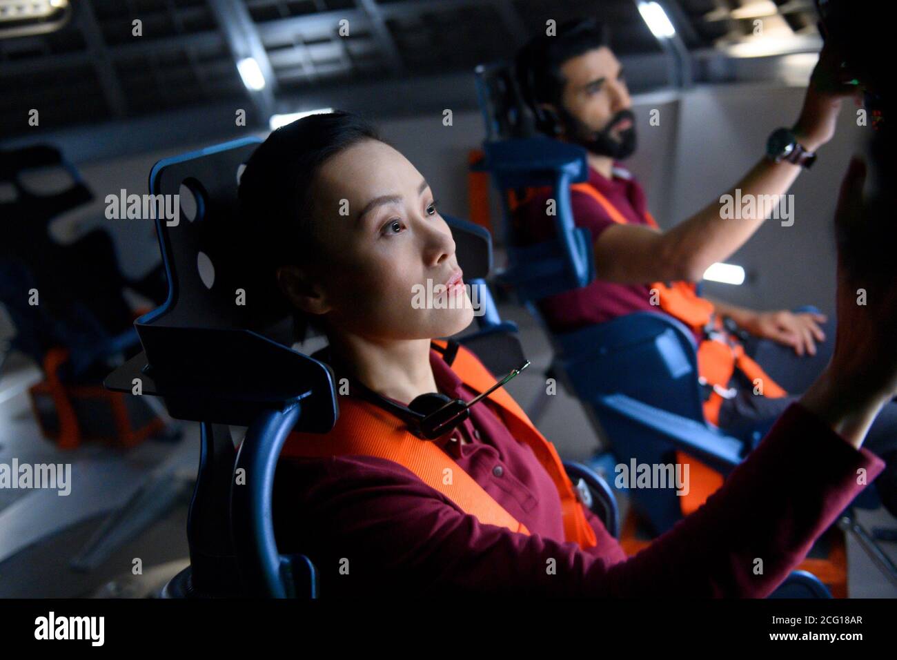 AWAY, from left: Vivian Wu, Ray Panthaki, (Season 1, ep. 102, aired Sep ...