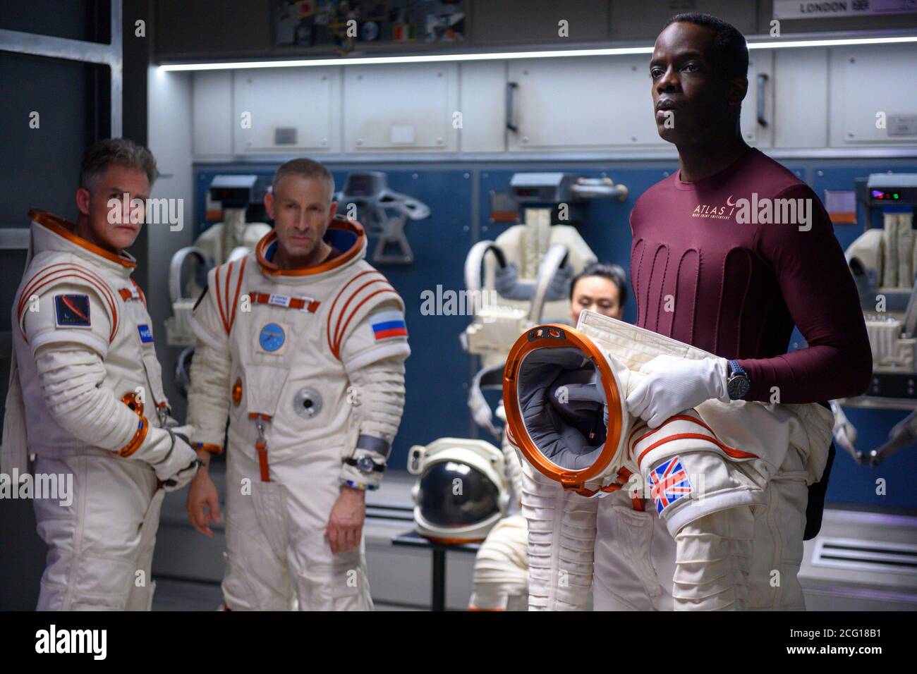 AWAY, from left: Martin Cummins, Mark Ivanir, Ato Essandoh, (Season 1 ...