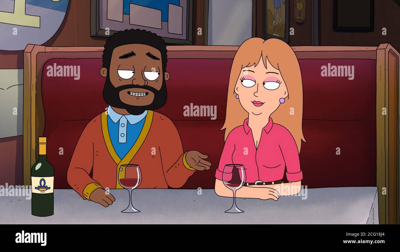 HOOPS, from left: Ron (voice: Ron Funches), Shannon (voice: Natasha ...