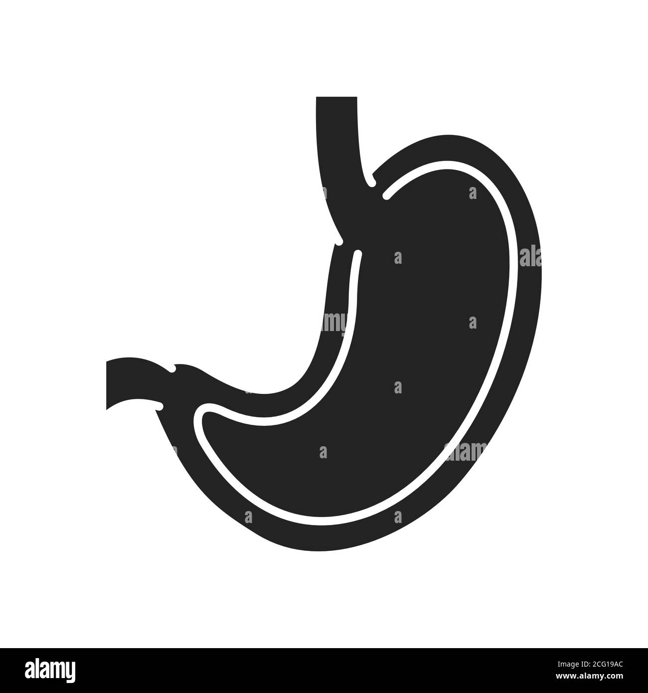 Gastroenterology symbol Black and White Stock Photos & Images - Alamy