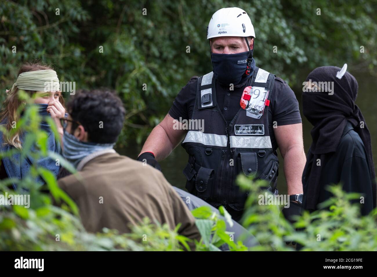 Hs2 protesters camp hi-res stock photography and images - Alamy