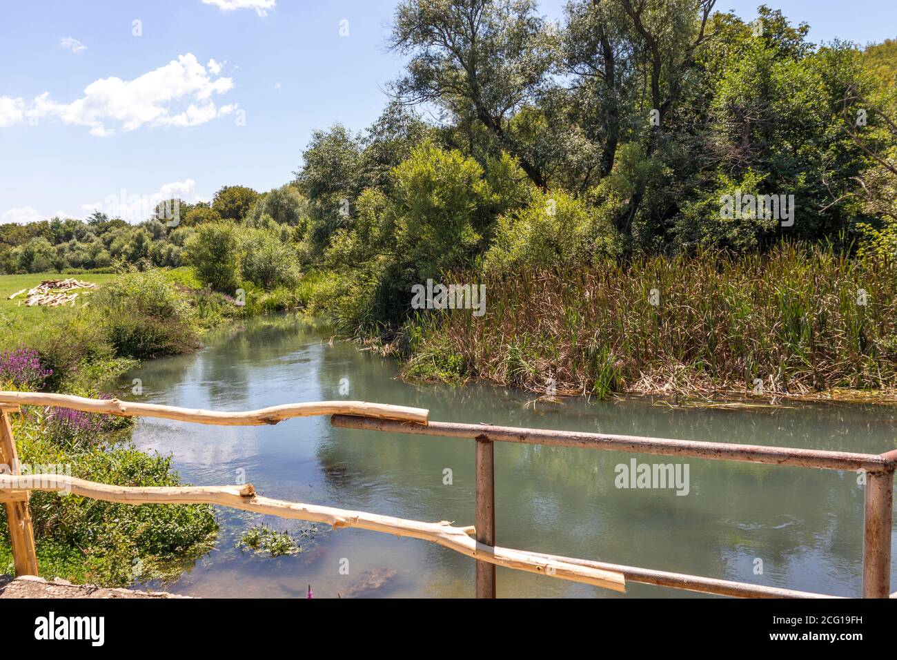 Iskar Panega Geopark along the Gold Panega River, Bulgaria Stock Photo ...