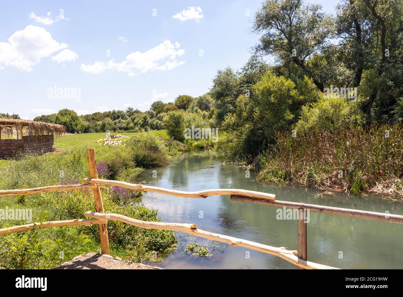 Iskar Panega Geopark along the Gold Panega River, Bulgaria Stock Photo ...