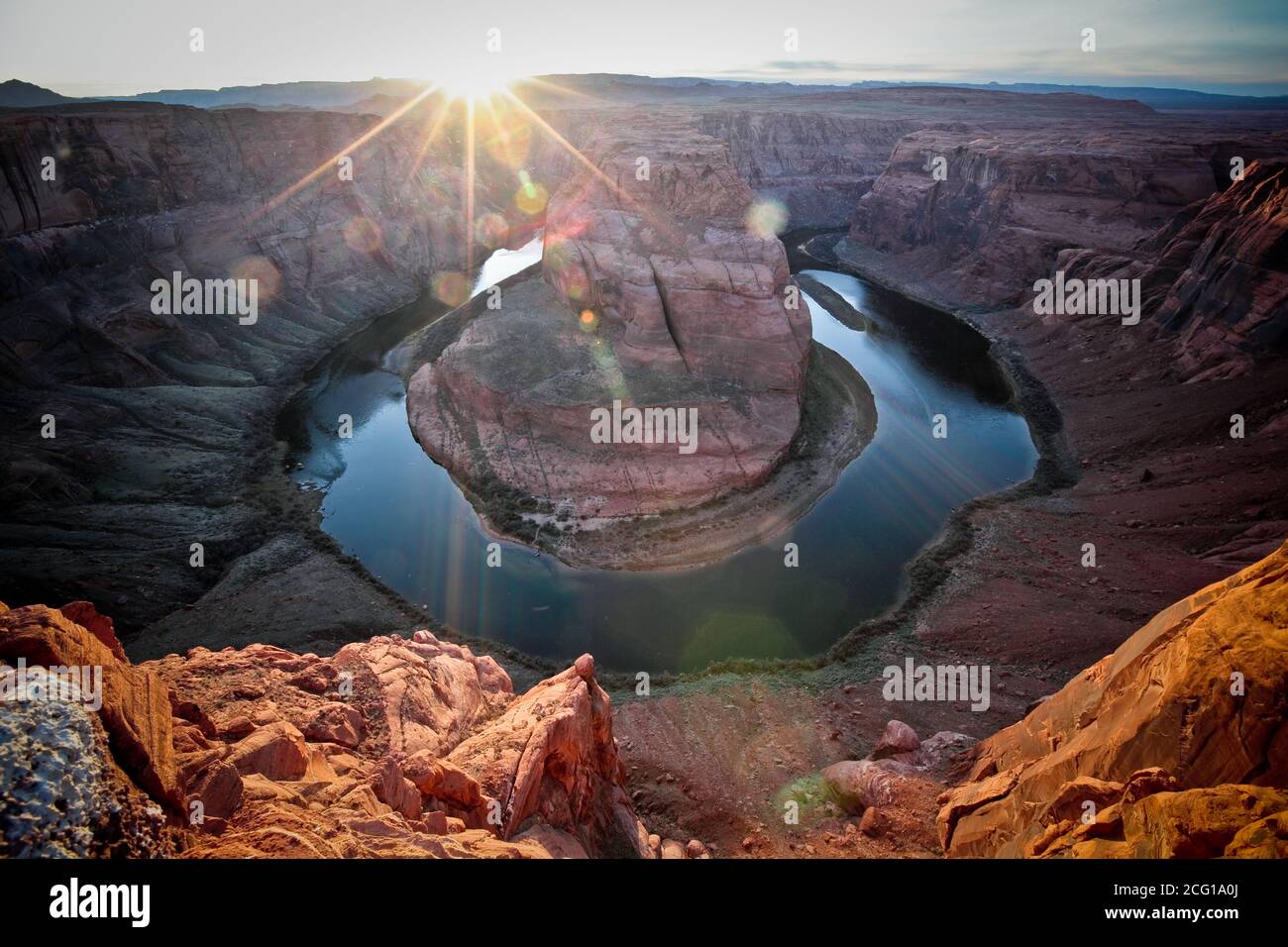 Grand Canyon's Horse Shoe Bend Stock Photo - Alamy