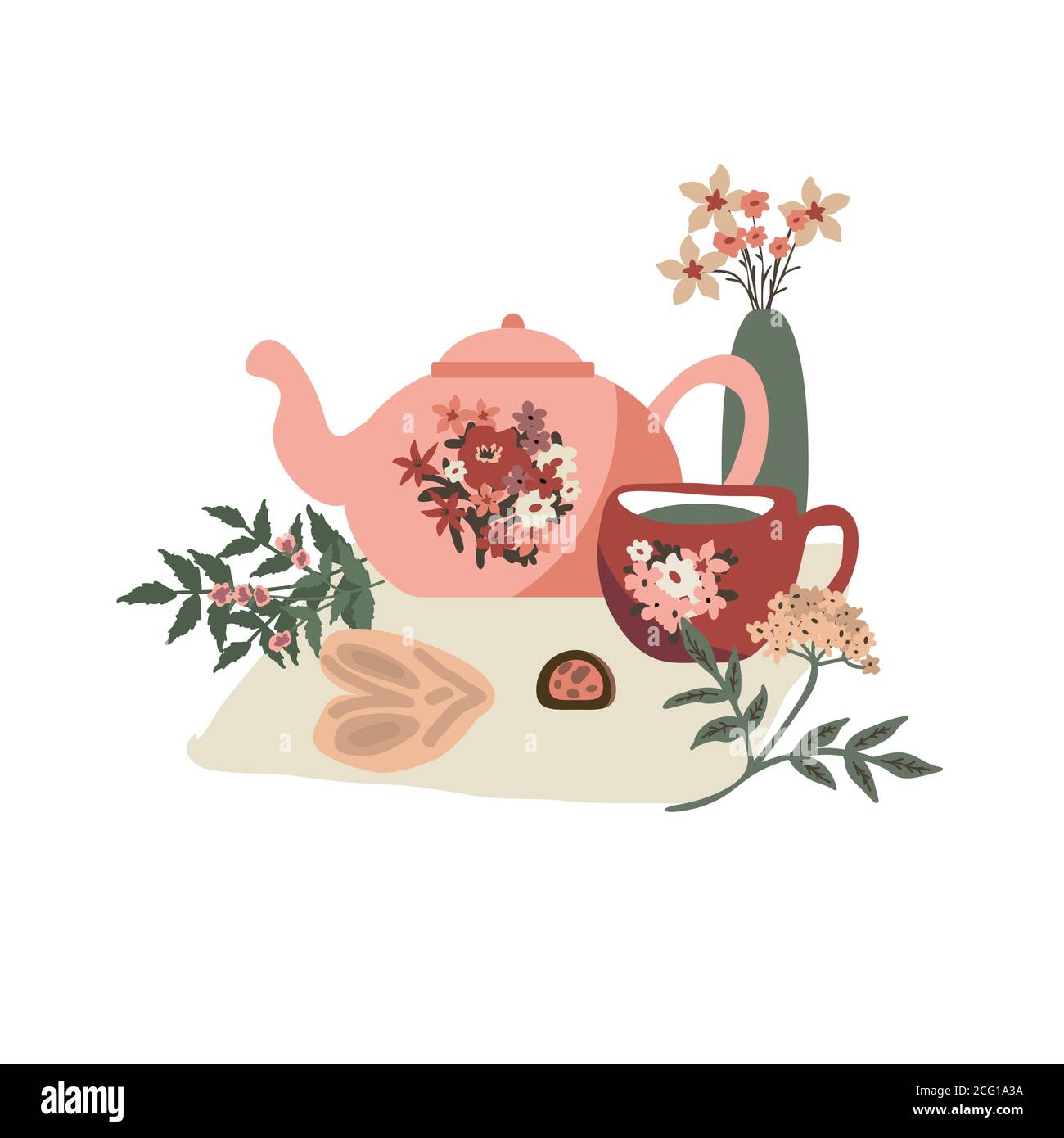 Elderberry illustration Cut Out Stock Images & Pictures - Alamy