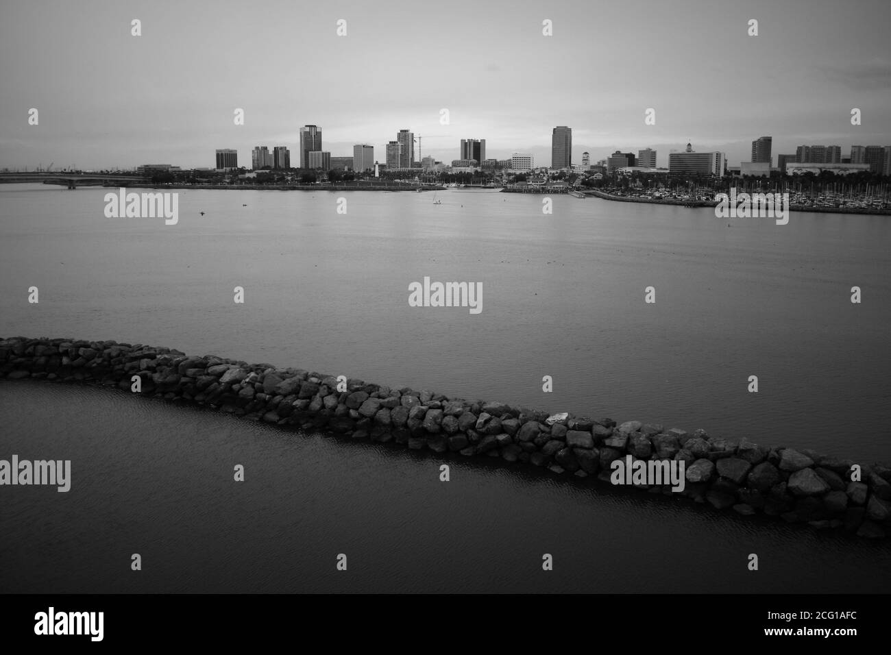 city landscape Long Beach Stock Photo - Alamy