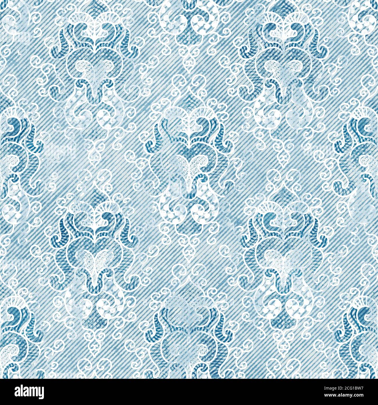 Seamless blue ink pen crosshatch blueprint pattern Stock Photo - Alamy