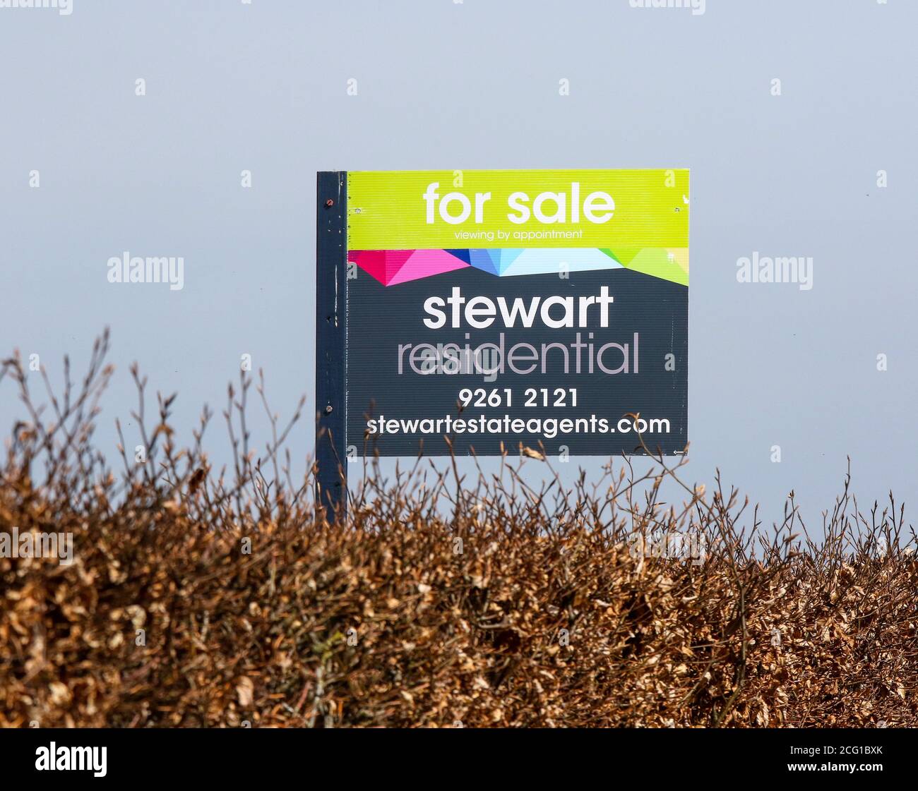 Northern ireland estate agents sign hi-res stock photography and images ...