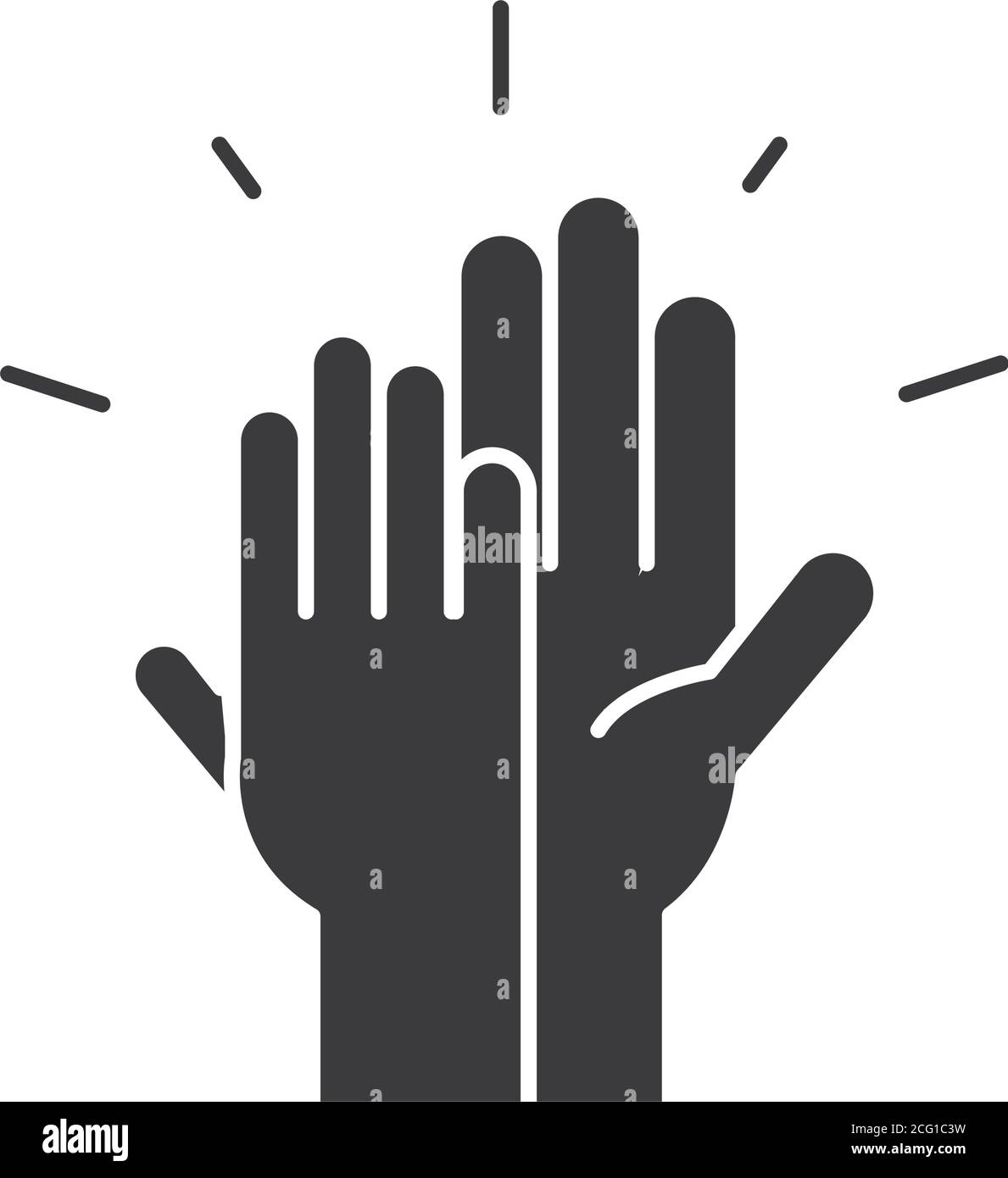 hands together collaboration community and partnership silhouette icon ...