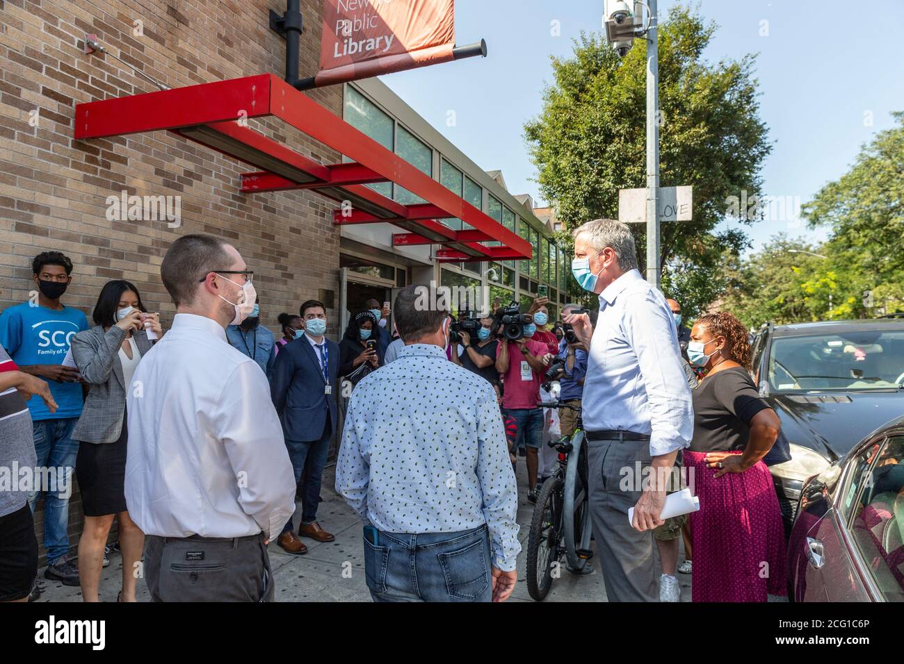 New York, NY - September 8, 2020: Mayor de Blasio Executive Director of ...