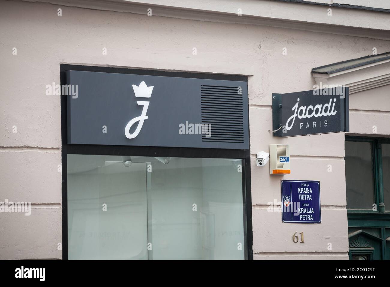 Jacadi logo hi-res stock photography and images - Alamy