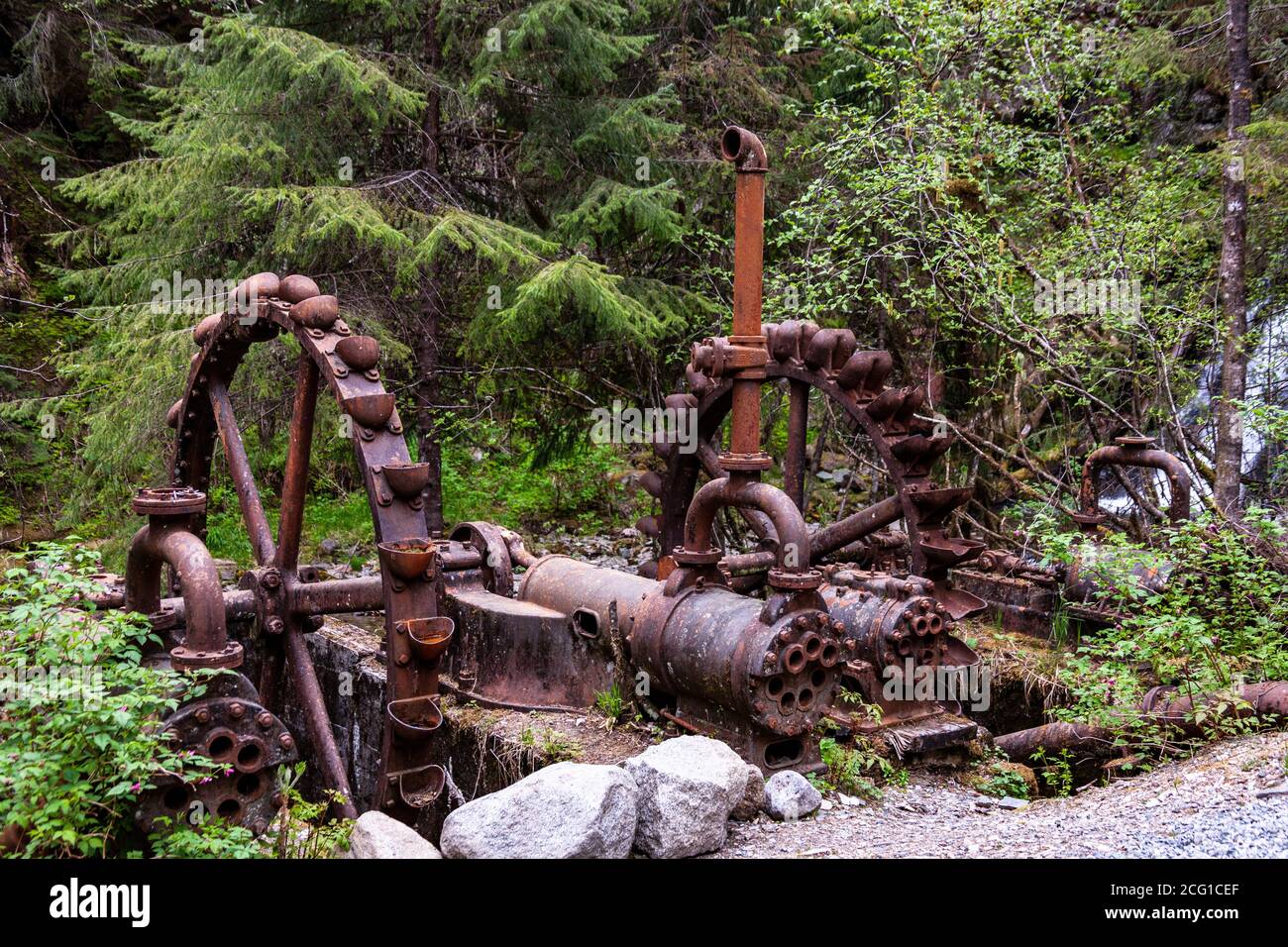 Old mining equipment hi-res stock photography and images - Alamy