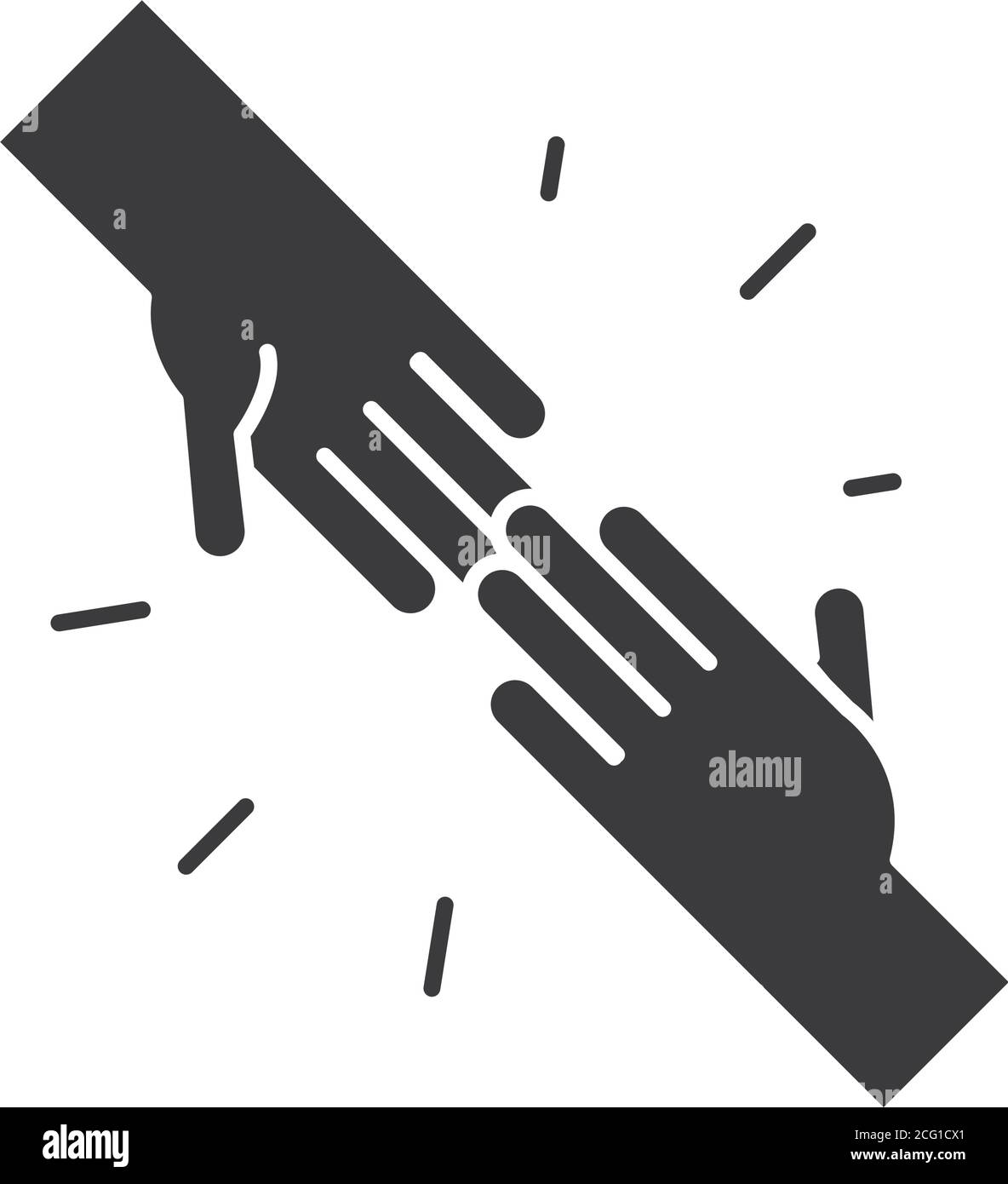 Supporting the community Stock Vector Images - Alamy