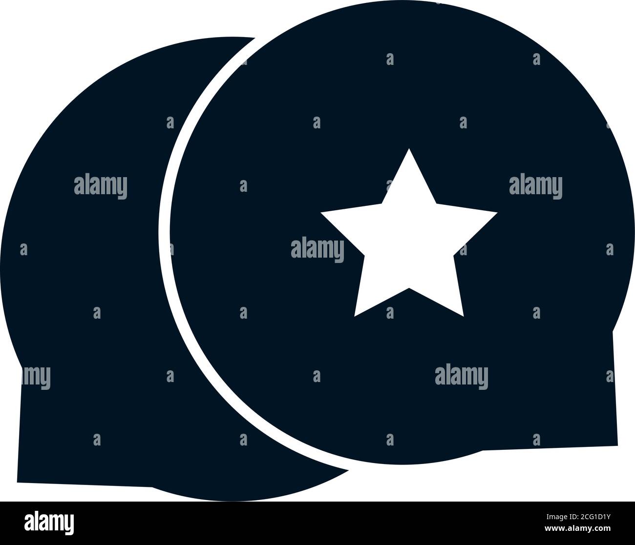 United States elections, speech bubbles star, political election ...