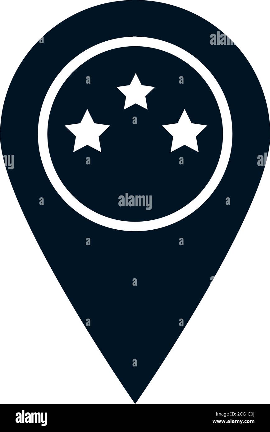 United States elections, location pointer with stars political election ...
