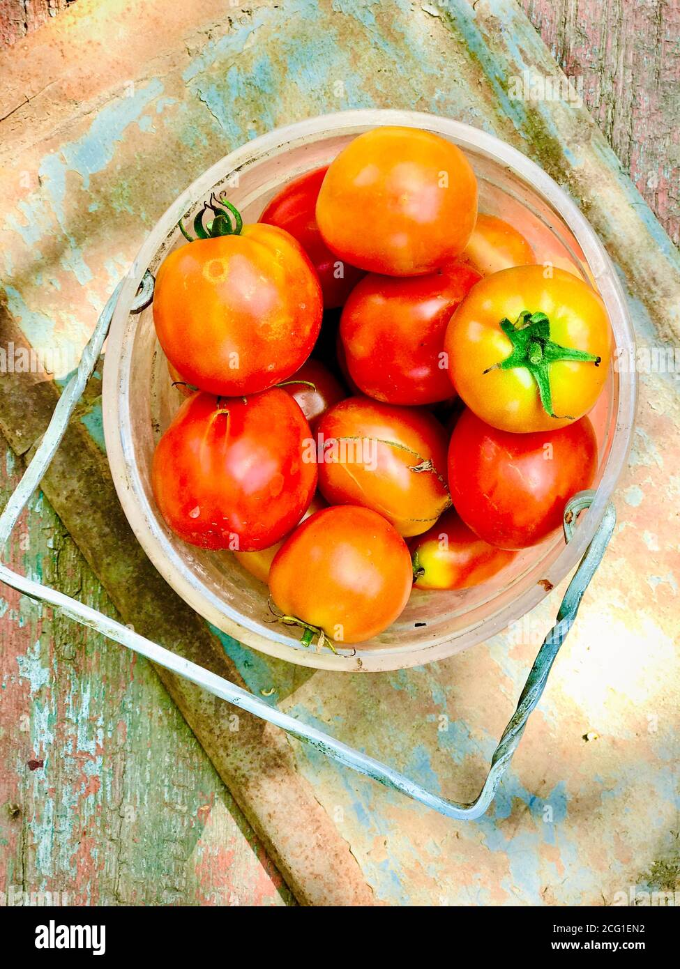 Big bucket full freshly hi-res stock photography and images - Alamy