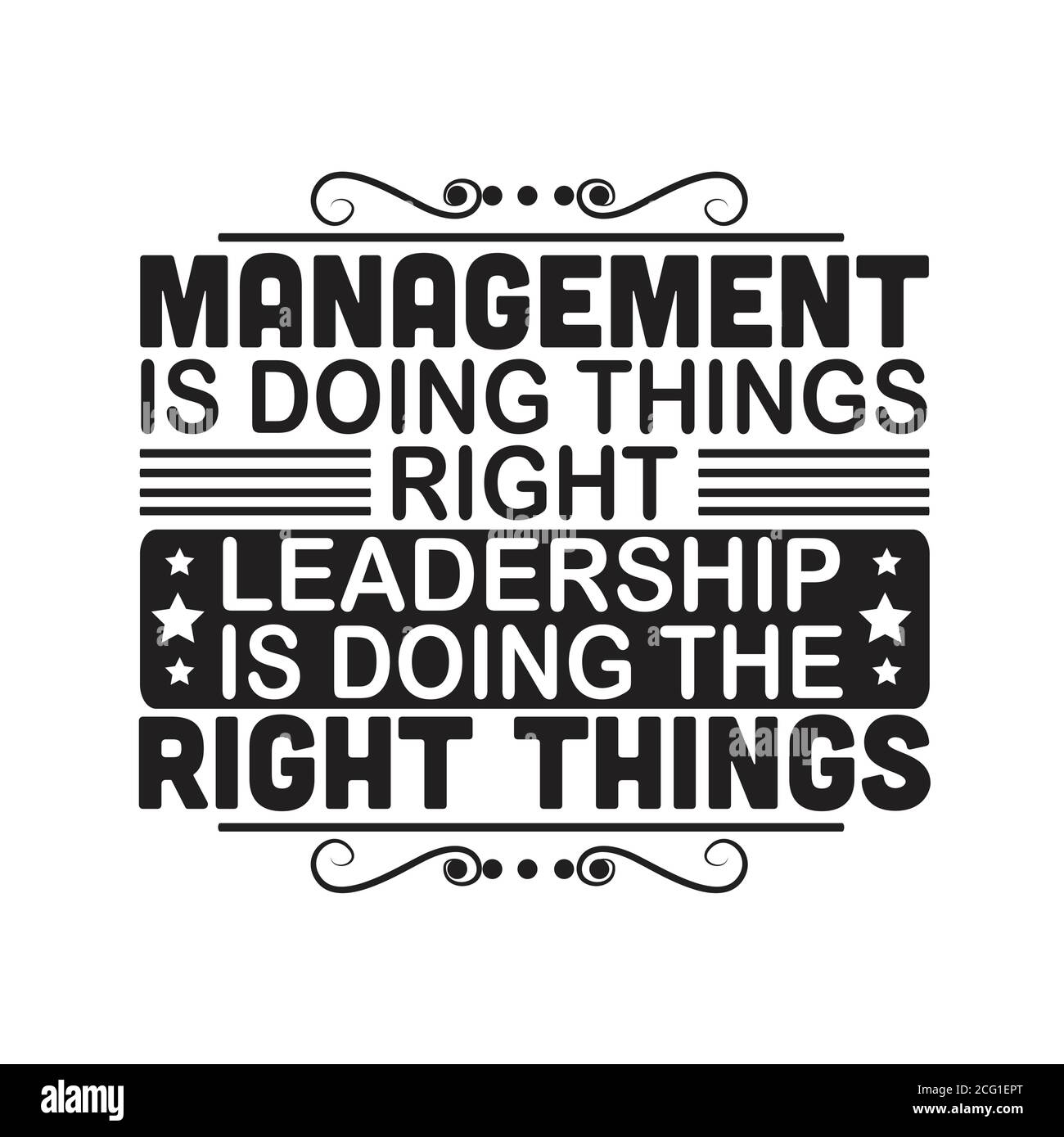 Business Quote good for poster. Management is doing things right Stock ...